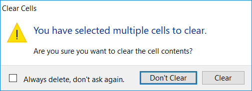 Clearing Fields | ReadySuite® | Load File Tool