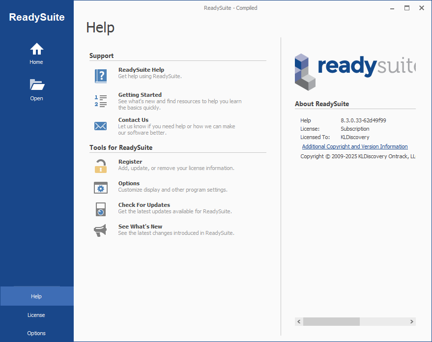 File | ReadySuite® | Load File Tool